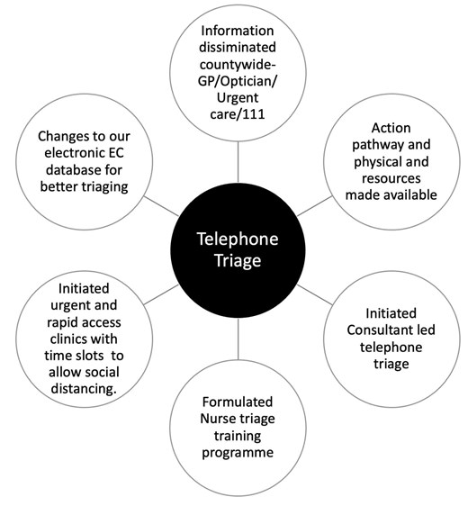 Novel changes during COVID-19 – transforming a walk-in Eye Casualty to ...